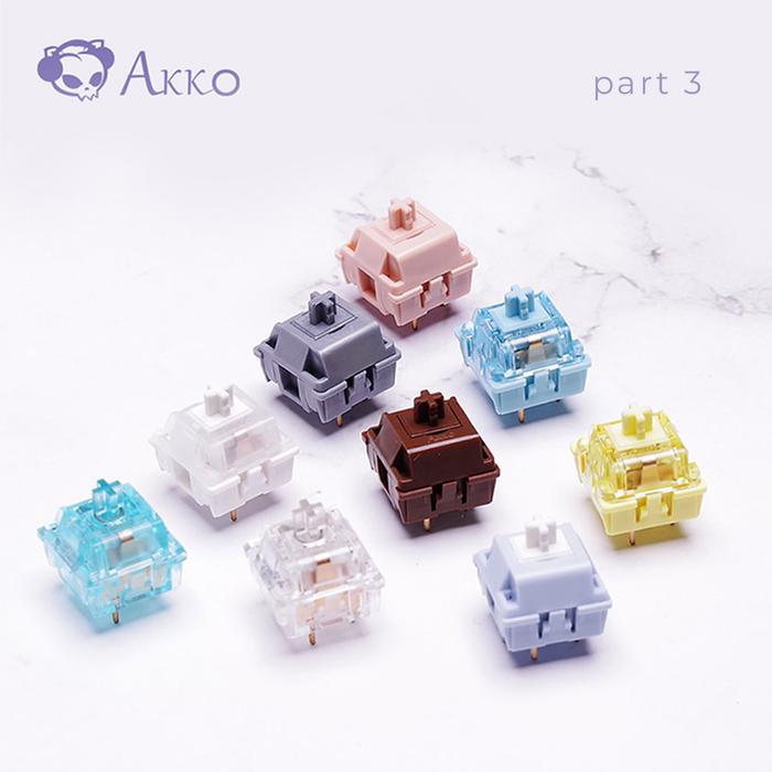 Jual Akko CS Switch Mechanical Keyboard Part 3 - Vintage White, Standar ...