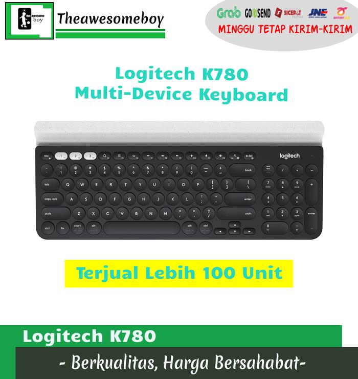 Promo New Logitech K780 Wireless Bluetooth Dual Mode Mac iPad Android ...
