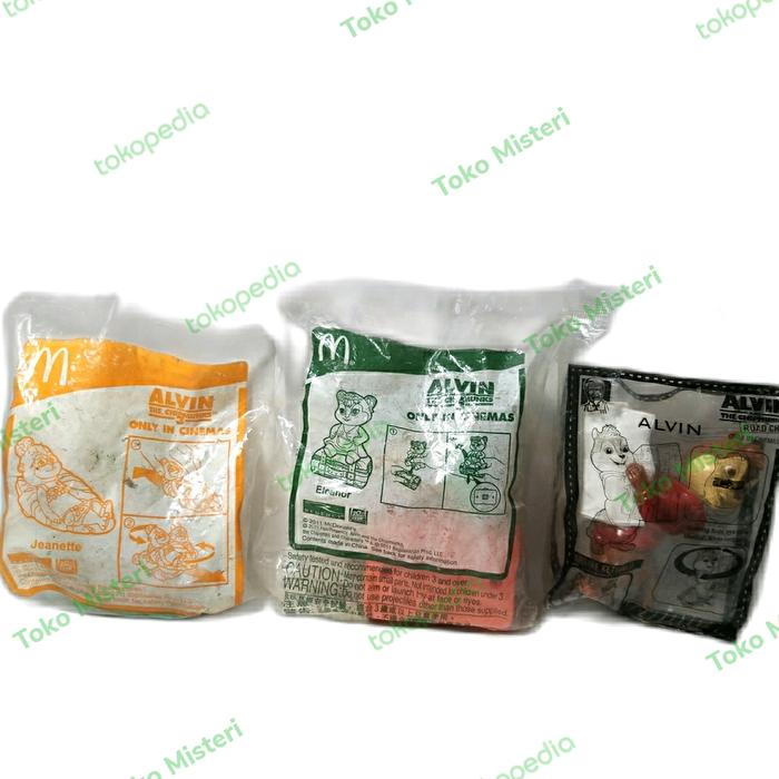 Jual Alvin The Chipmunks Mcd Mcdonalds KFC Chaki Kids Happy Meal Movie ...