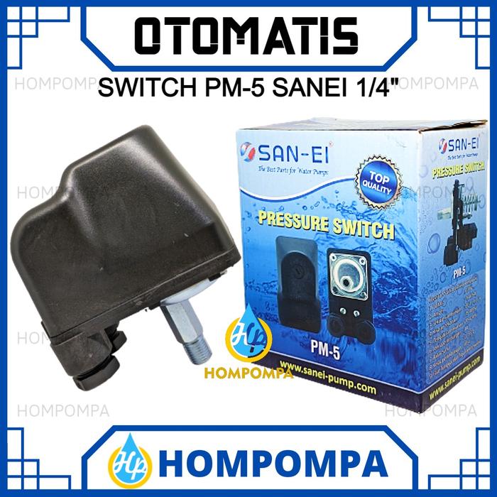 Jual OTOMATIS PRESSURE SWITCH 1/4" SAN-EI PM-5 SEMI JET & JET PUMP - SANEI - Kab. Tangerang ...