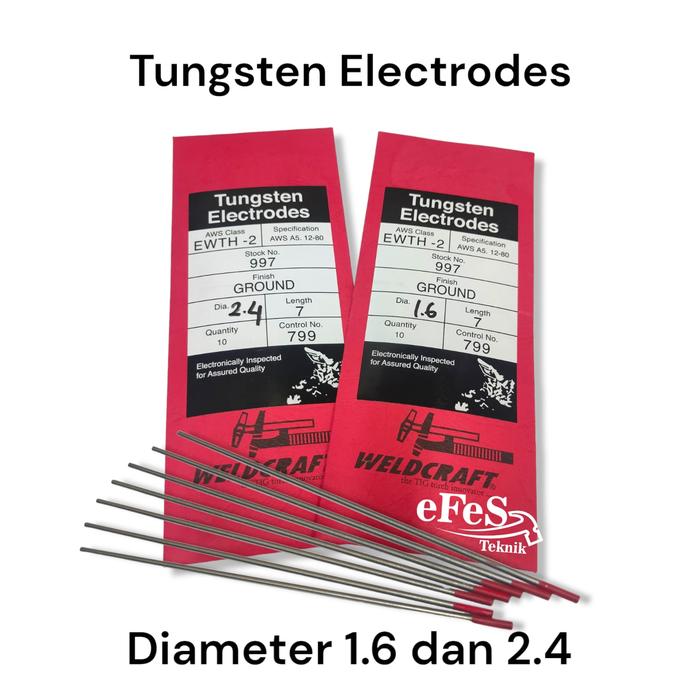 Jual tungsten electrodes 2.4 argon - Jakarta Barat - eFeS Teknik ...