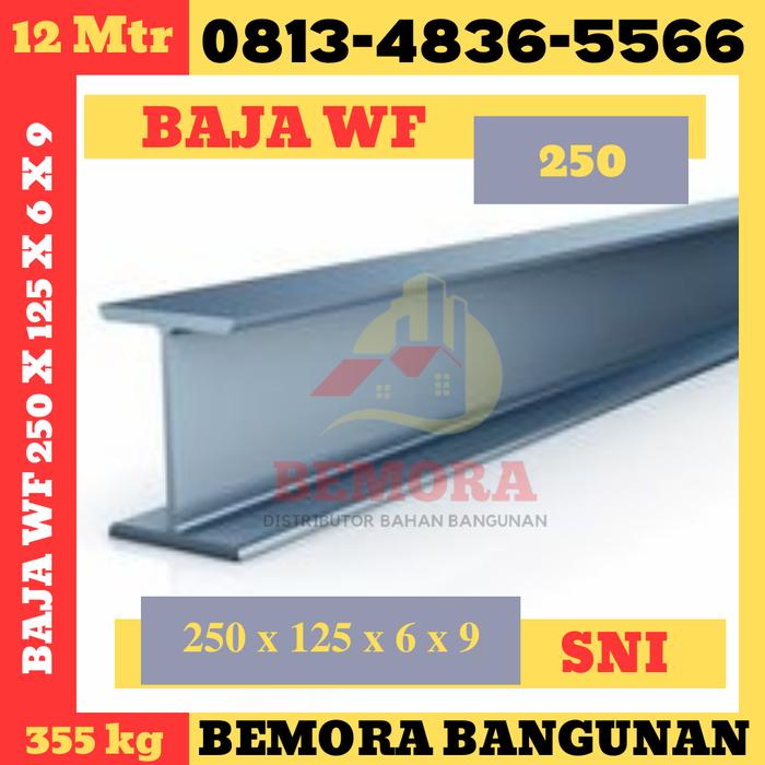 Jual Baja wf 250 x 12 M / wide flange beams LS SNI (HargaGrosir ...
