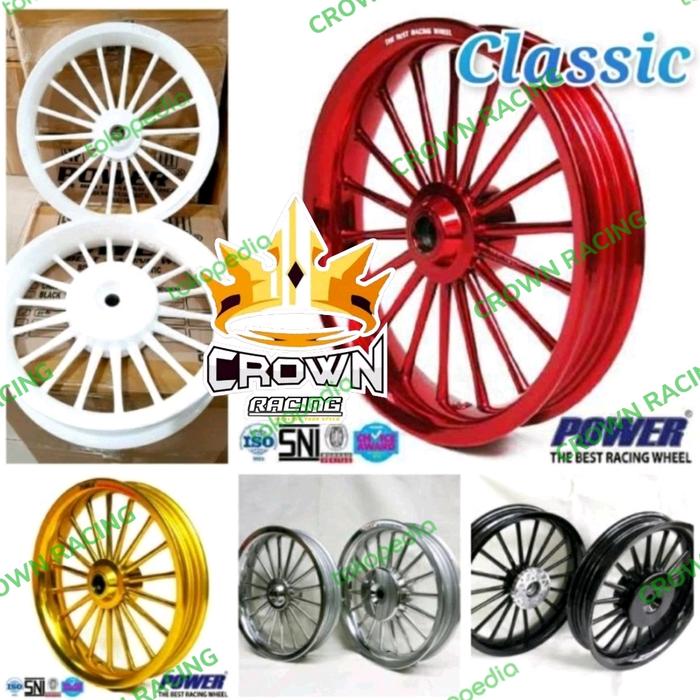 Jual Velg Power Tipe Classic Ring 14 Beat / Scoopy / Vario 110 / Genio ...