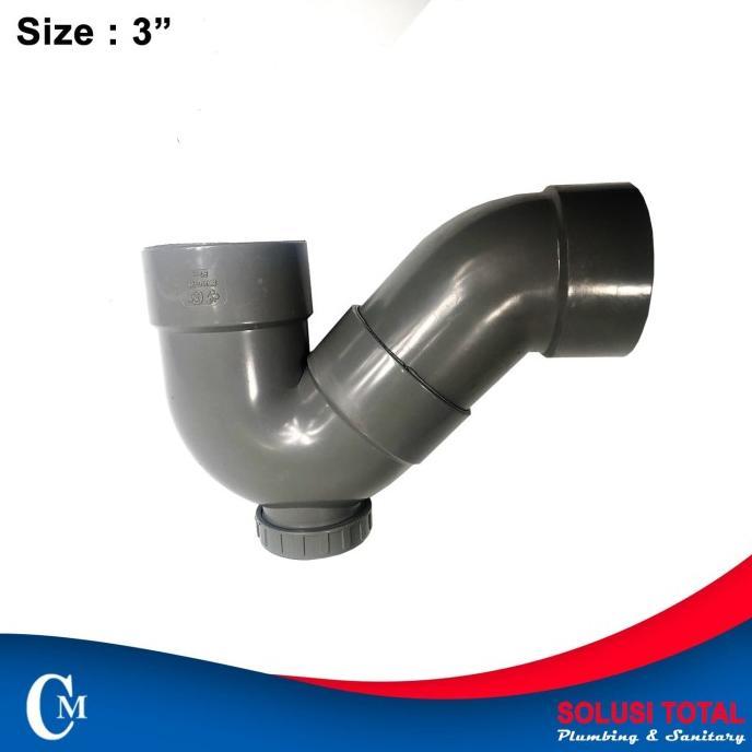 Jual P-Trap 3 " CM P Trap / U Trap 3 Inch PVC Taiwan PVC - Jakarta ...