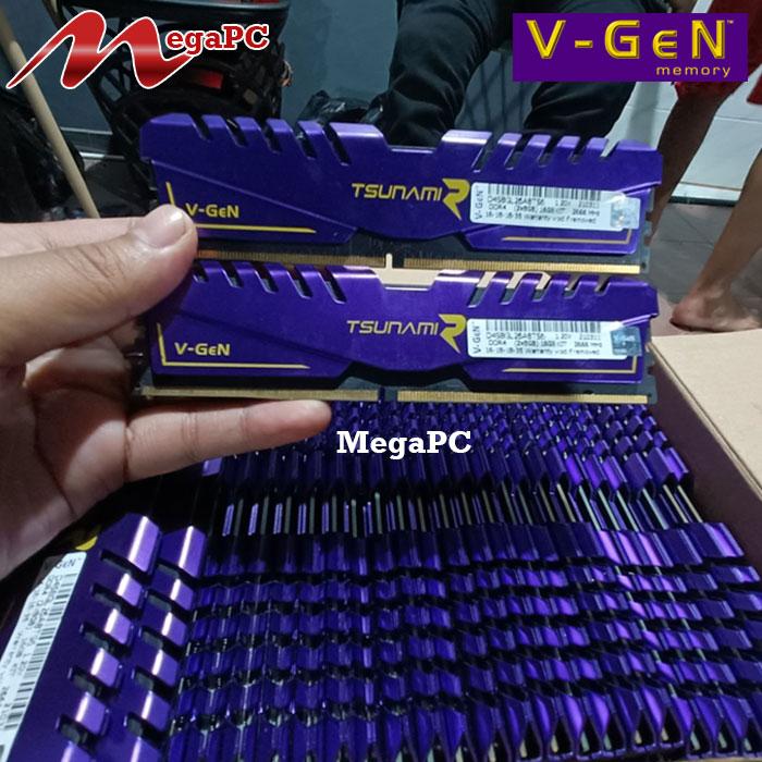 Jual RAM PC GAMING DDR4 V-GeN VGEN TSUNAMI R 16GB 2666Mhz (2x8GB) KIT ...