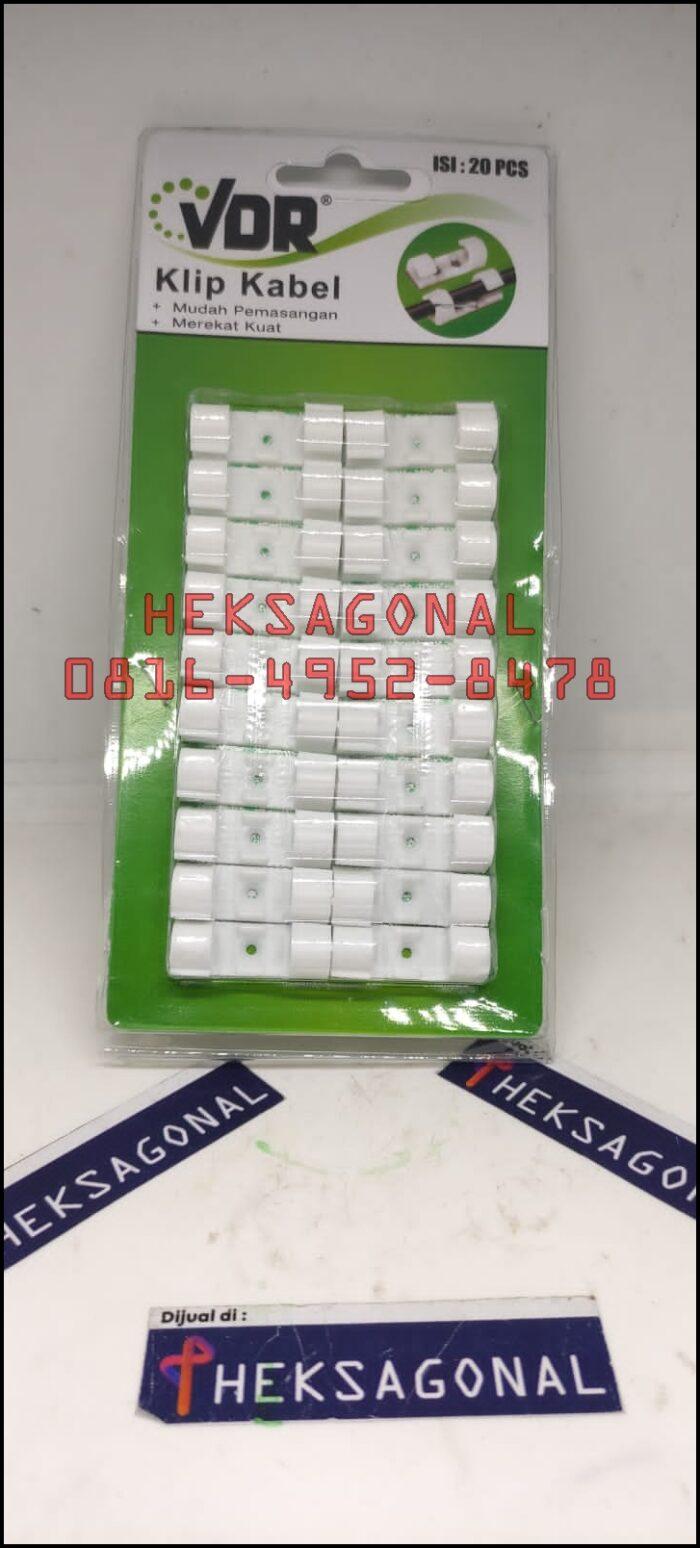 Jual VDR Cable Clip Klem Tempel Dinding Tembok isi 20 Pcs Balikpapan ...