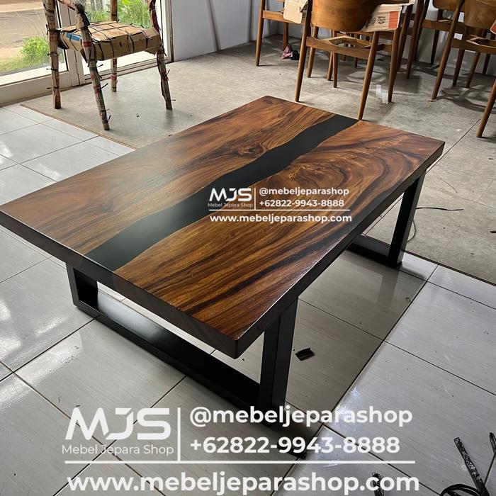 Jual Coffe Table Resin Kayu Solid Trembesi - Kab. Jepara - MJS ...