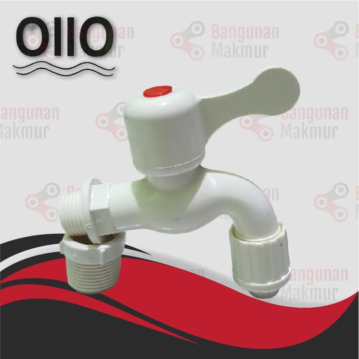 Jual Kran Air/Keran Air Plastik PVC Murah Kran Tembok/Taman 1/2 in ...