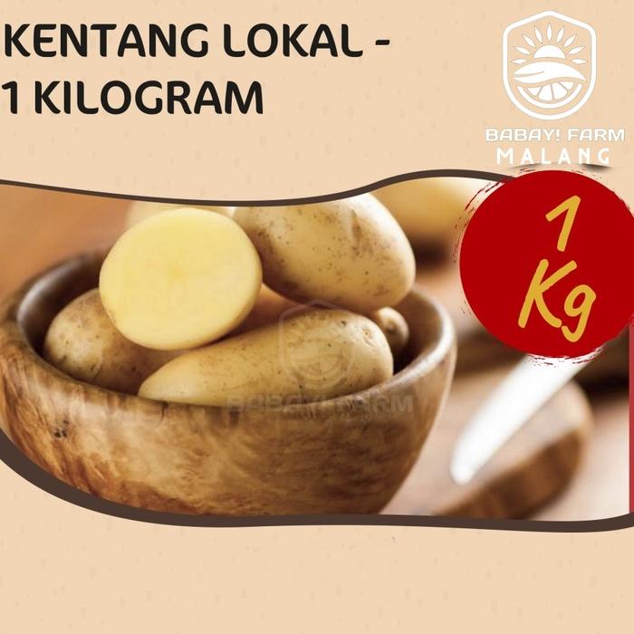 Jual Kentang Lokal Segar 500 gr / 1 kg - 1 kg - Kab. Malang - Babay ...