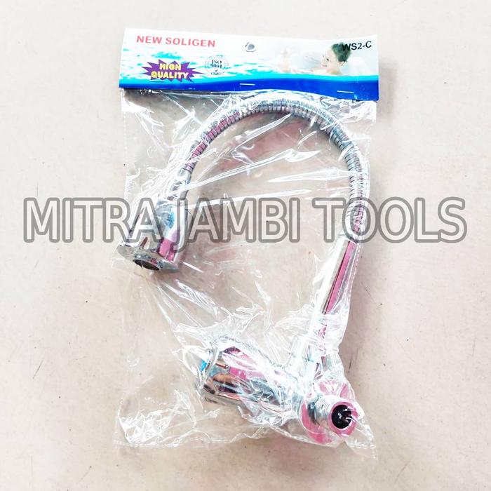 Jual KRAN AIR BCP FLEXIBEL STAINLESS SOLIGEN GAGANG PUTAR - Kota Jambi ...