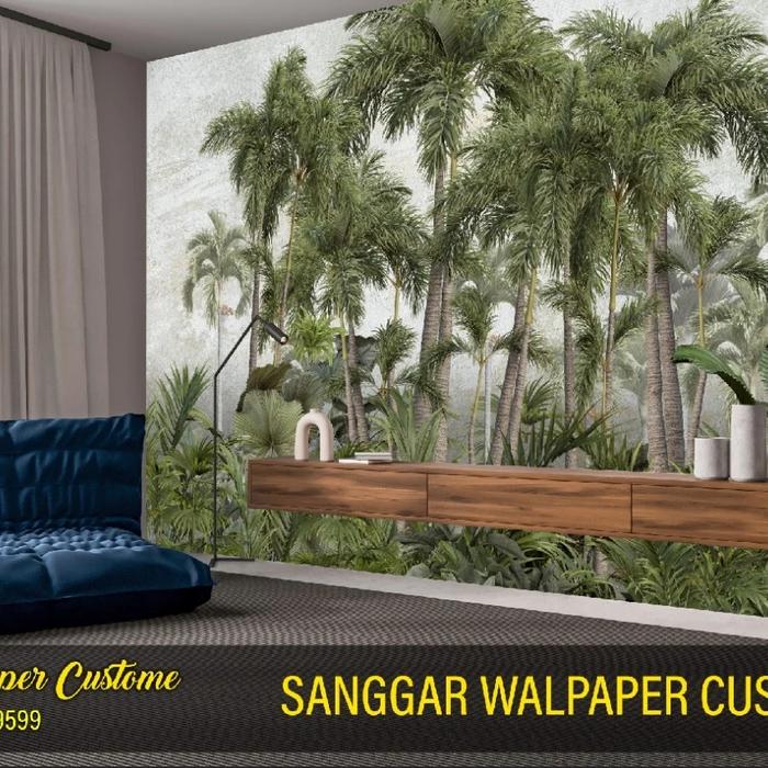 Jual wallpaper 3D custom pohon kelapa - Jakarta Pusat - sanggar ...