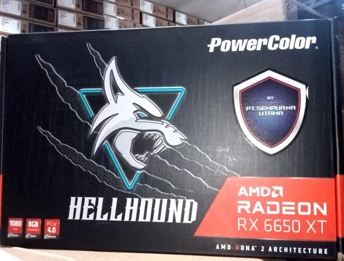 Jual POWERCOLOR RX 6650 XT HELLHOUND OC | VGA RX6650XT 8GB DDR6 PCIE4.0 ...