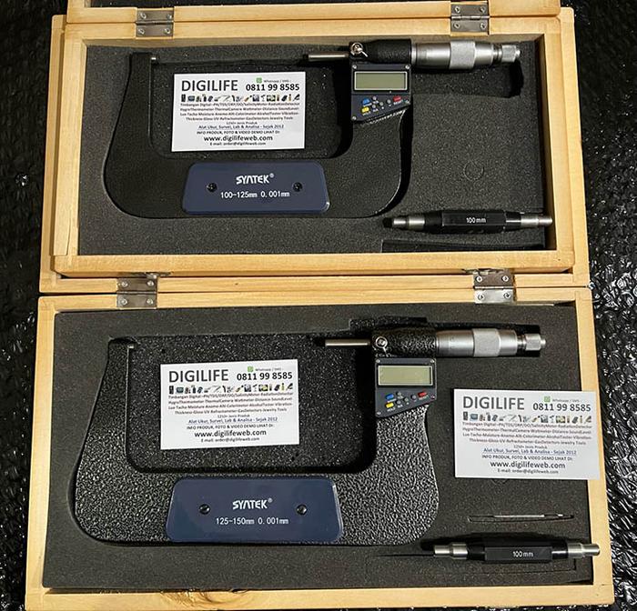 Jual Digital Micrometer 100-125mm 0.001mm Mikrometer 100 125 mm Syntek ...