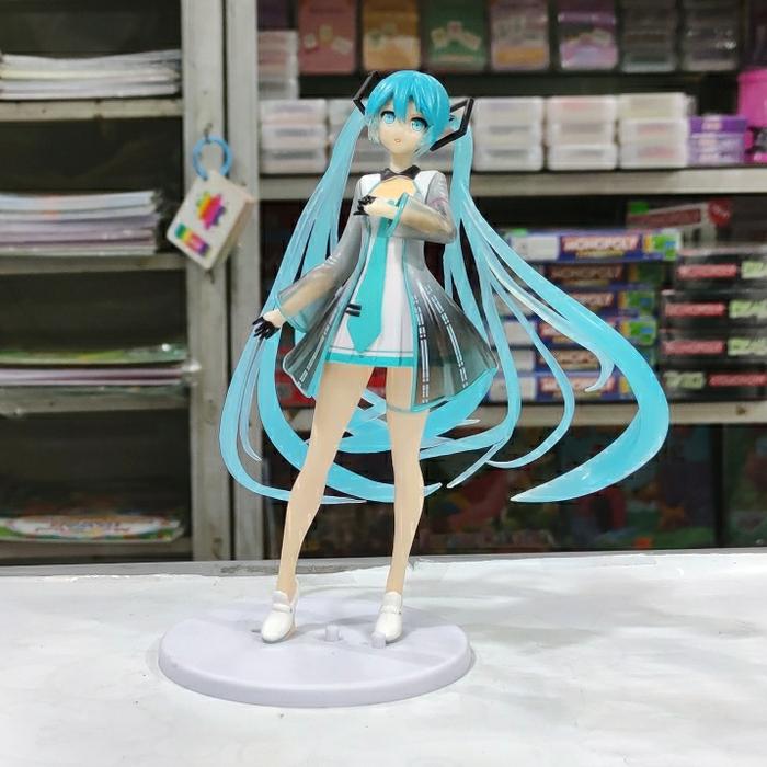 Jual Action Figure Hatsune Miku CV01 Vocaloid Blue Hair Grey White ...