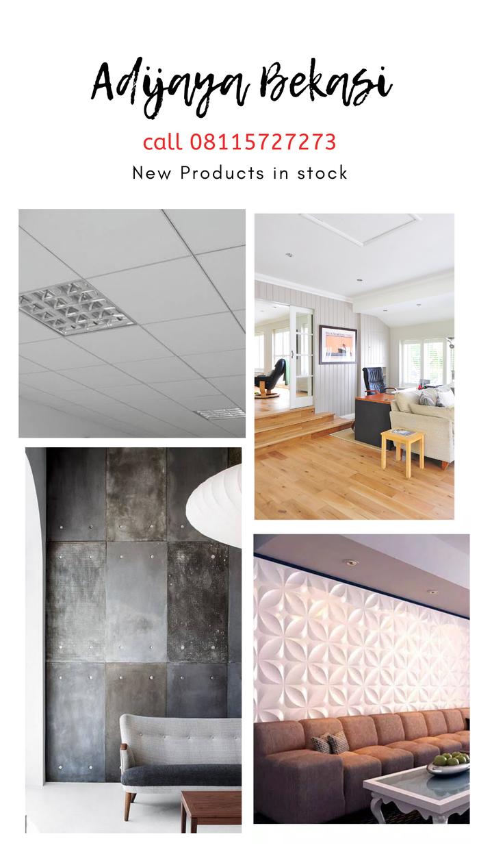 Jual Plafon Gypsum Terpasang / Wall Moulding / Panel 3D Gypsum Dinding ...