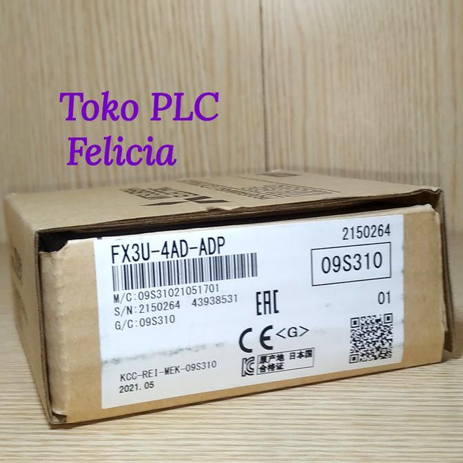 Jual Fx3U-4Ad-Adp Plc Mitsubishi Fx3U 4Ad Adp Analog Input Module - Jakarta Selatan - Industrial ...