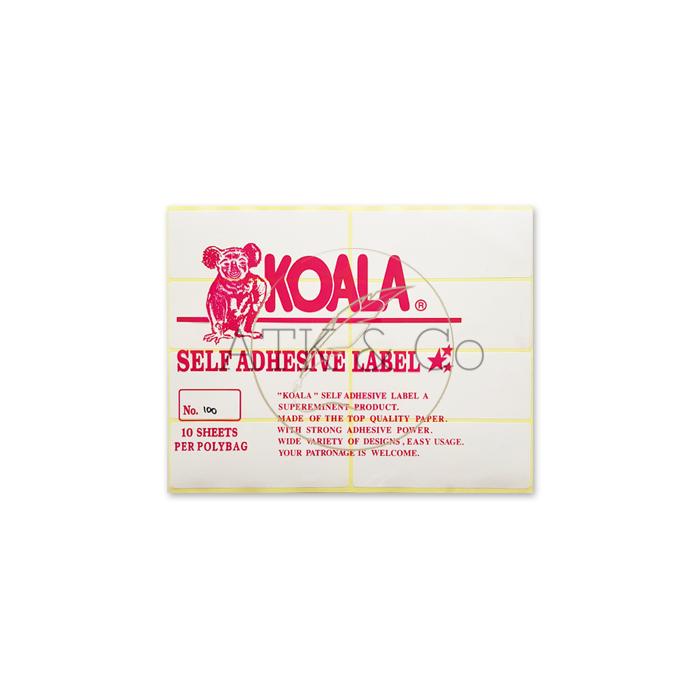 Jual Kertas Stiker Koala Nomor 100 101 103 105 107 108 109 110 112 113 ...
