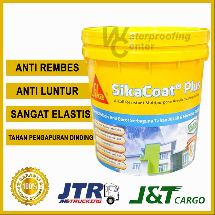 Jual Sika Coat Plus Pelapis Anti Bocor Dinding Tembok Luar 20kg - Stone ...