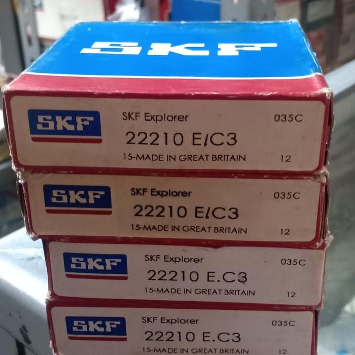 Jual SPHERICAL ROLLER BEARING 22210 E/C3 / SKF - Jakarta Barat - SUMBER ...