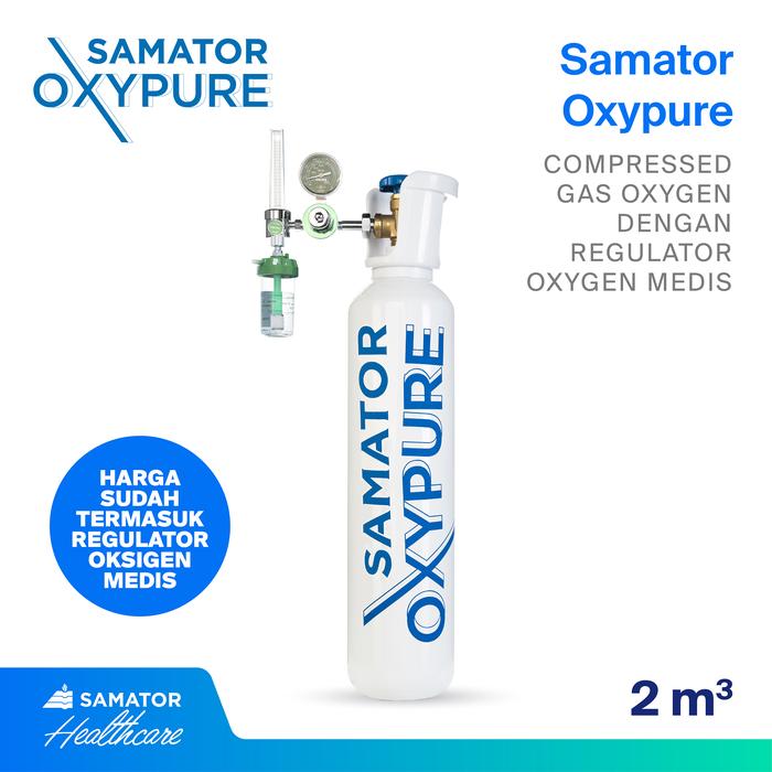 Jual Tabung Gas Oksigen Samator Oxypure 2 M3 - Kota Surabaya - Sippol ...