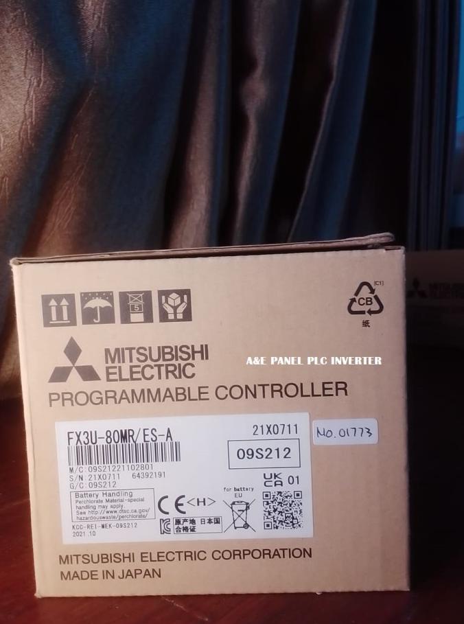 Jual Plc Mitsubishi Fx3U-80Mr/Es-A Fx3U 80Mr 80Io - Jakarta Selatan ...