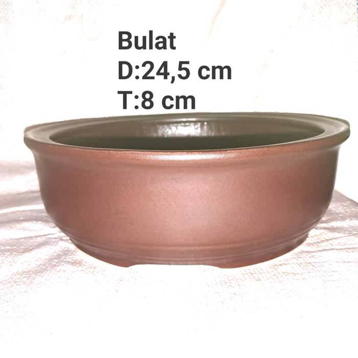Jual pot keramik bonsai model bulat - Kota Surabaya - Toko hobby LILIK ...