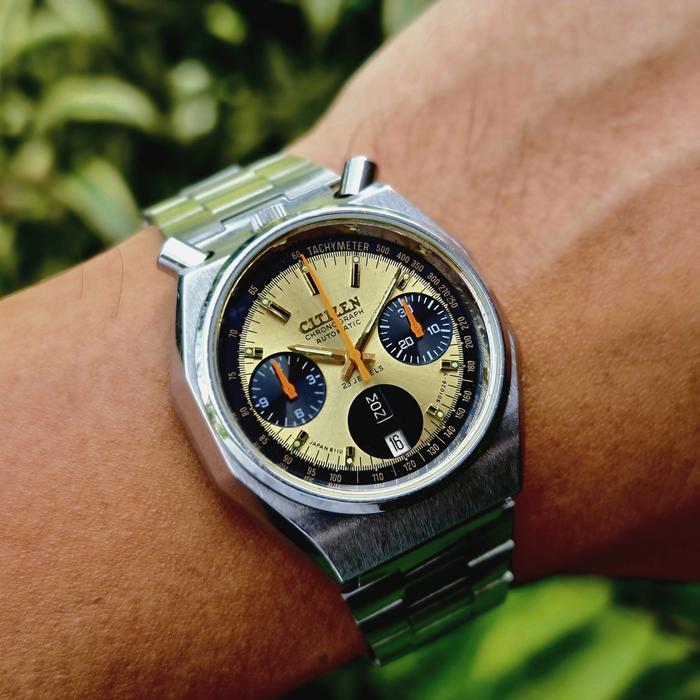 Jual Ori 70s Citizen Chronograph automatic Bullhead Octagon omega seiko ...