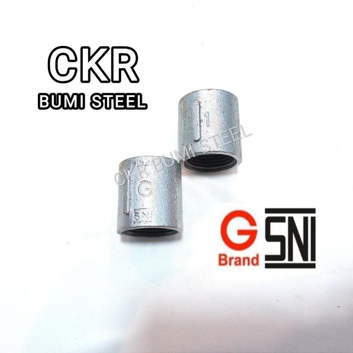 Jual SOCKET GALVANIS 1" INCH BESI / SOCK DRAT DALAM 1" INCH GALVANIS ...