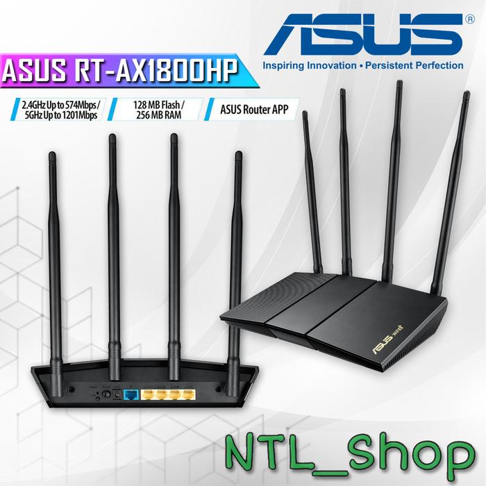 Jual Asus RT-AX1800HP ax1800 Dual Band WiFi 6 Router with AiProtection ...