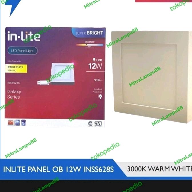 Jual Lampu Led Downlight OB INLITE INSS628S 12W 12Watt Panel Outbow ...