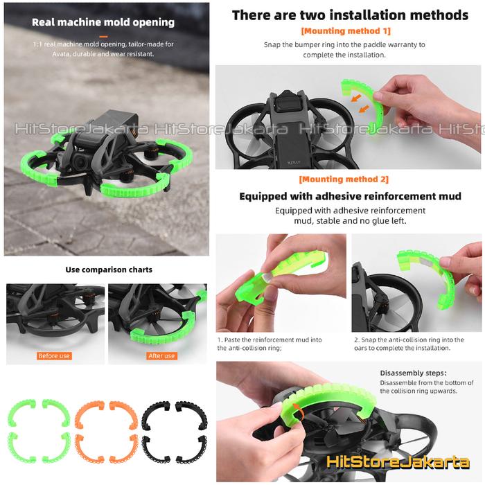 Jual Prop Bumper Ring Dji Avata Propeller Guard Anti-collision Bumper Di Seller Noelle ...