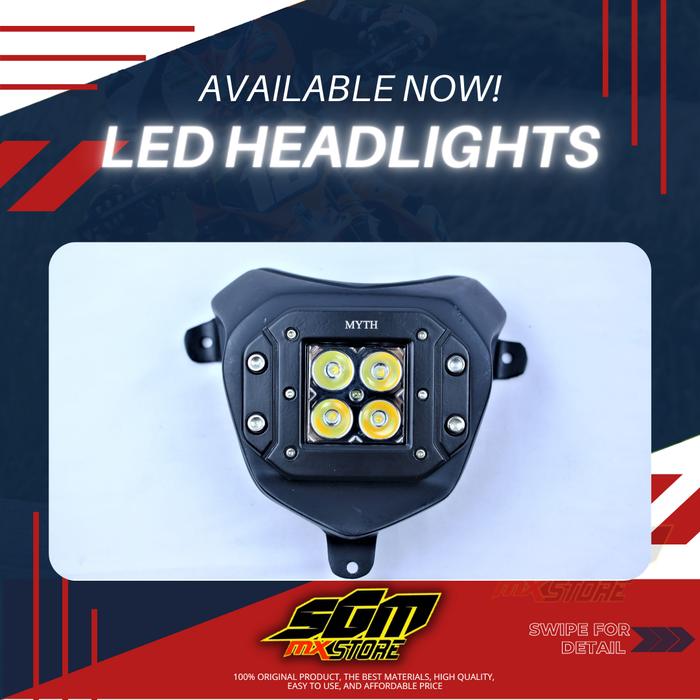 Jual LAMPU REFLEKTOR LED CRF 150L | LAMPU LED MYTH CRF 150L - Kab ...