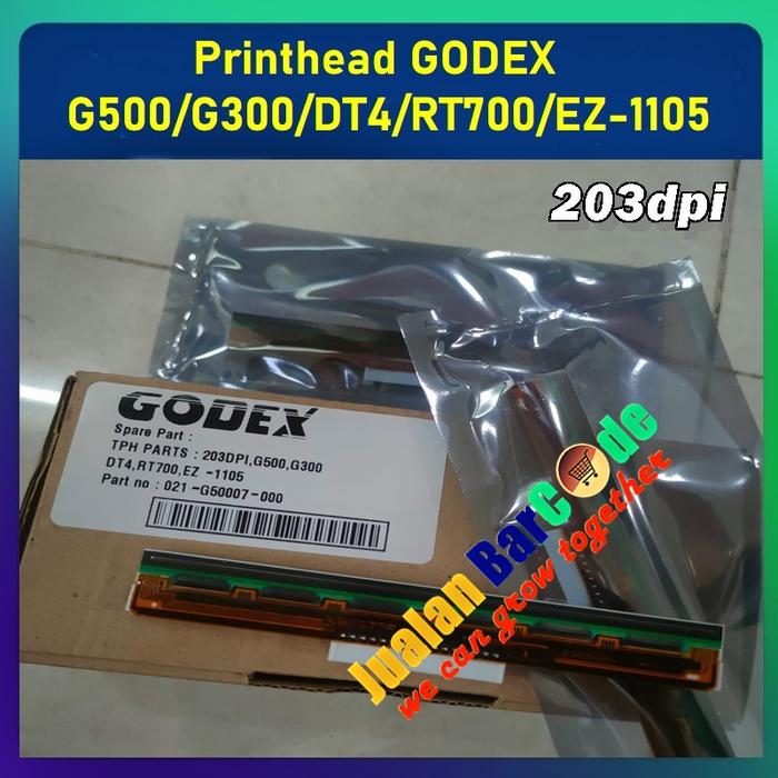 Jual PRINTHEAD HEADPRINT PRINT HEAD PRINTER BARCODE GODEX G500 203 DPI ...