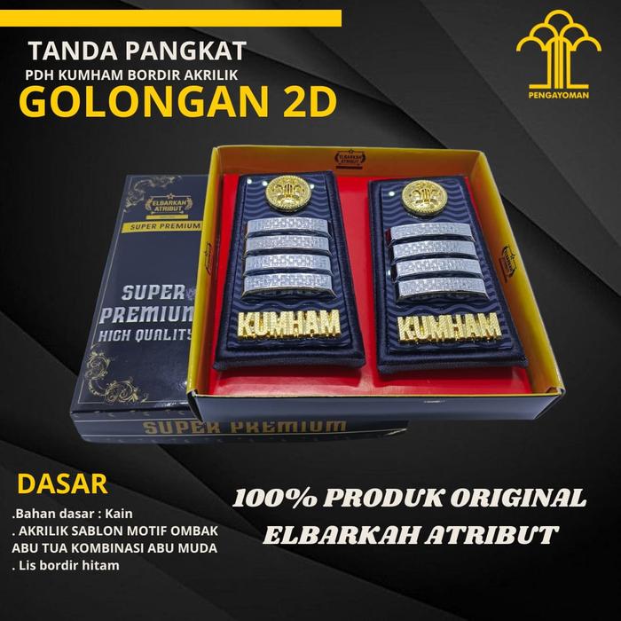 Jual PANGKAT PDH KUMHAM 2D TERBARU WARNA ABU PANGKAT KEMENKUMHAM 2D ...