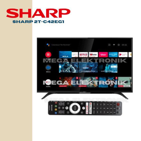 Jual SHARP 2T-C42EG1I LED TV 42 INCH ANDROID SMART DVB-T2 KHUSUS JBDTABK - Jakarta Timur - Mega ...
