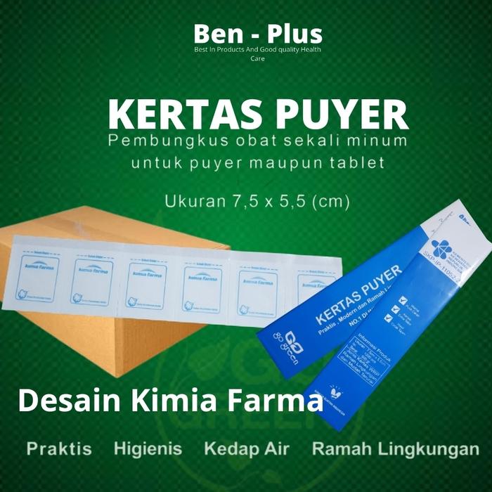 Jual kertas puyer desain kimia farma 1 box isi 30.000 pcs - Kota ...
