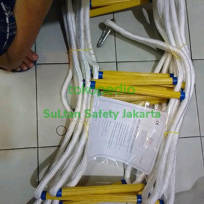 Jual Tali tangga kapal darurat bahan nylon 10 meter - 10 meter ...