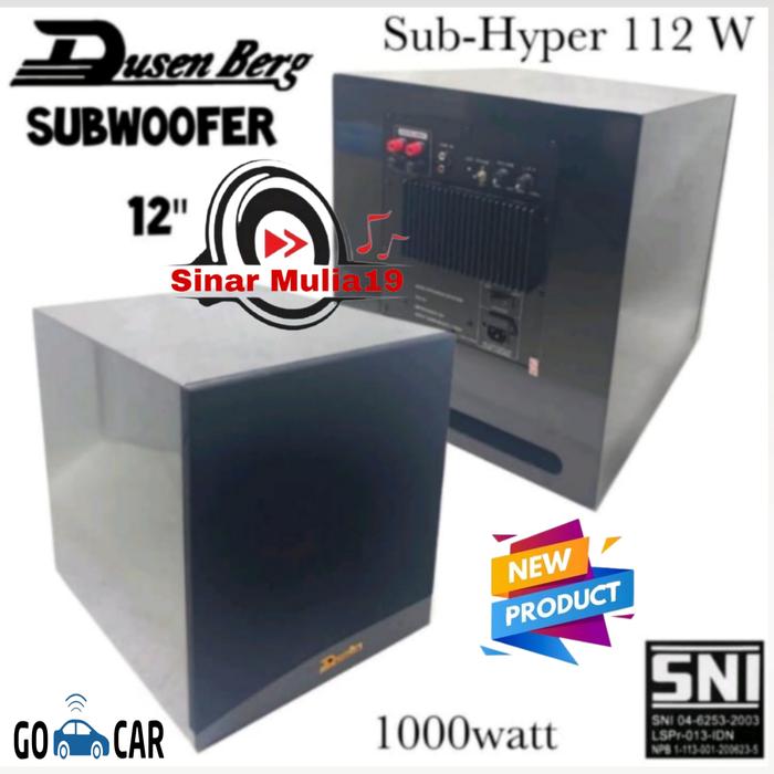 Jual Subwoofer Aktif 12 Inch Dusenberg Sub-Hyper 112 W Original 1000 ...
