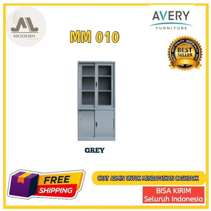 Jual LEMARI ARSIP / LEMARI FILE (TOP & BOTTOM SLIDING DOOR) - MM 010 ...