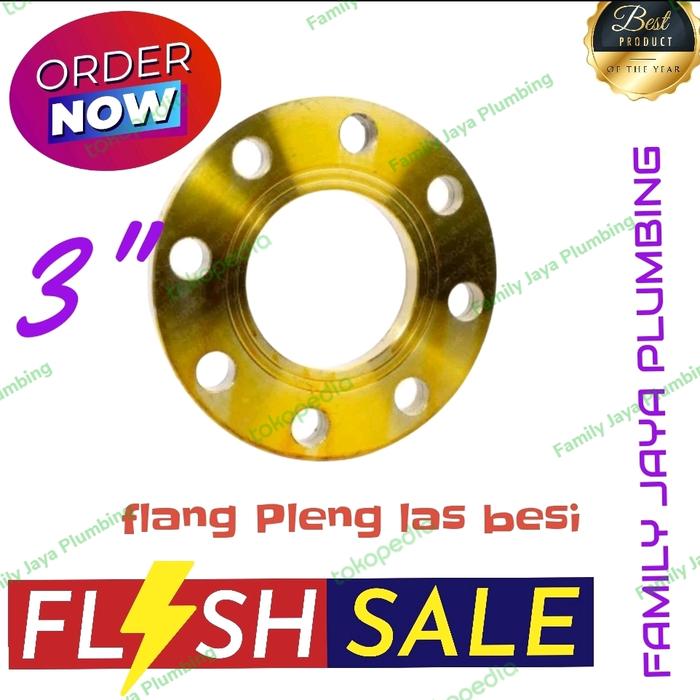 Jual FLANGE FLENG PLANG PLENG ADAPTER ADAPTOR BESI LAS 10K NS STD 3 ...
