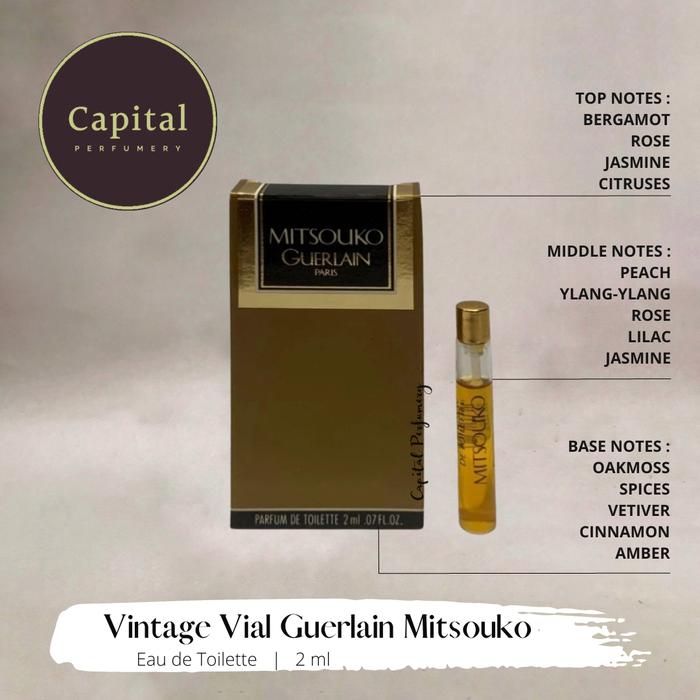 Jual Parfum Original Vintage Mitsouko Parfum de Toilette 2 ml Vial ...