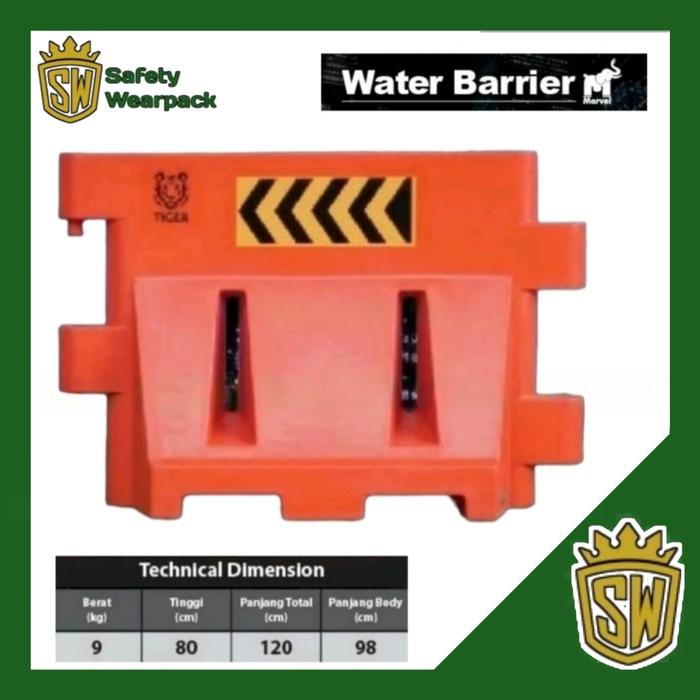 Jual ROAD BARRIER TIGER / WATER BARRIER TIGER / PEMBATAS JALAN TIGER ...