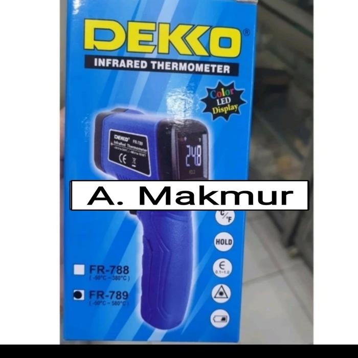 Jual Alat Ukur Suhu Termogun DEKKO FR-789 Infrared IR Termometer -50 ...