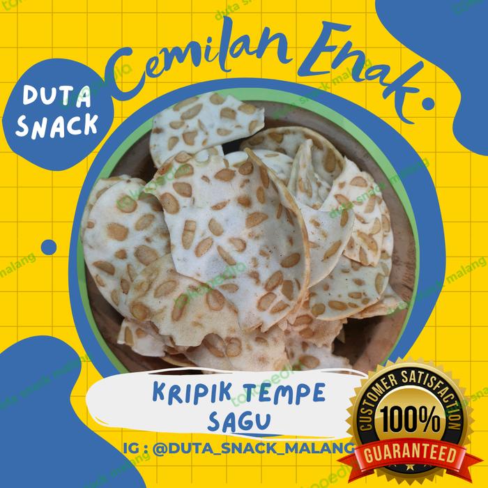 Jual keripik tempe sagu 250 gr - Kota Malang - duta snack malang ...