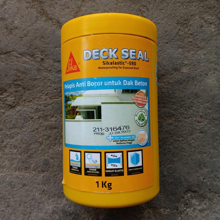 Jual SIKA DECK SEAL pelapis anti bocor untuk dak beton 1 KG - Kota ...