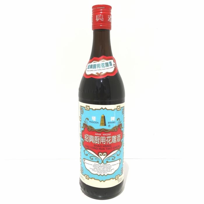 Jual Arak Masak Shao Hsing Hua Tiao Chiew Cap Pagoda 640 mL - Jakarta ...