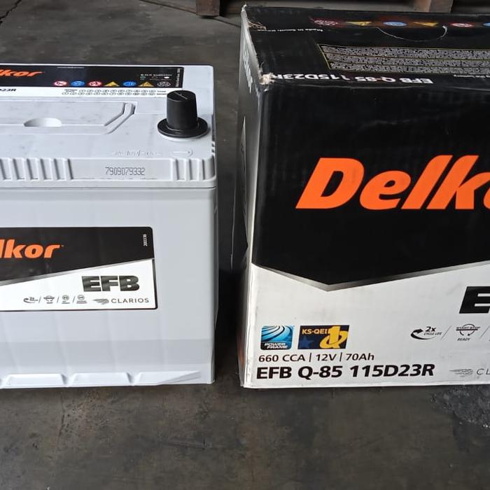 Jual Aki kering / Delkor 115D23R EFB Q85 / 12V70Ah 660Ah / Aki Glory - Kota Medan - megah_jaya ...