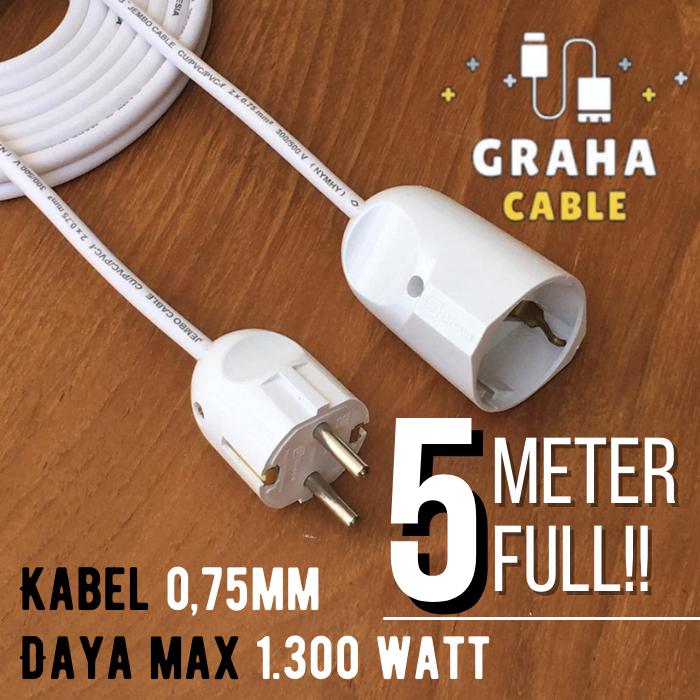 Jual Sambungan Kabel Listrik (Extension) 5 Meter BROCO - Jakarta Timur ...