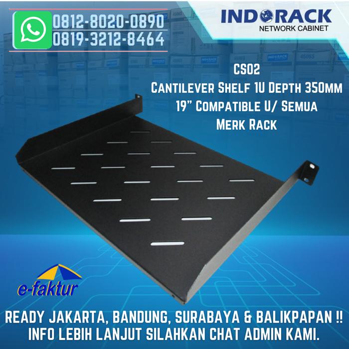 Jual INDORACK CANTILEVER 1U DEPTH 350MM TATAKAN RACK - CS02 - Kota Yogyakarta - JNETWORKING ...