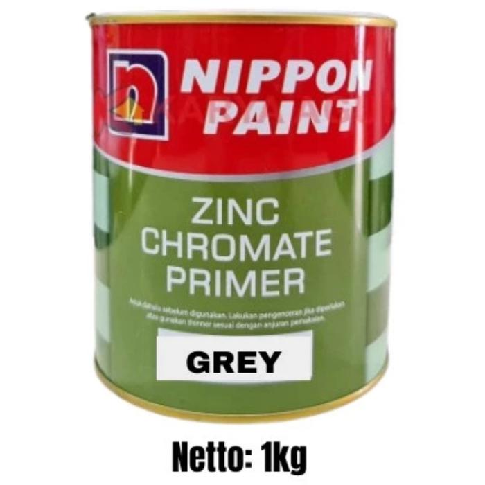 Jual cat meni besi zinchromate nippon paint 1kg - Abu-abu - Jakarta ...